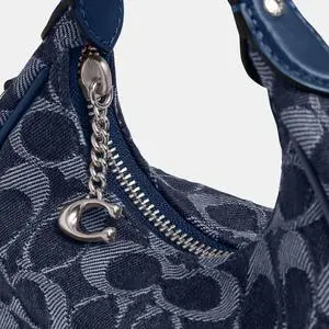 Coach Jonie Bag In Signature Denim In Silver/Deep Blue Multi - 50